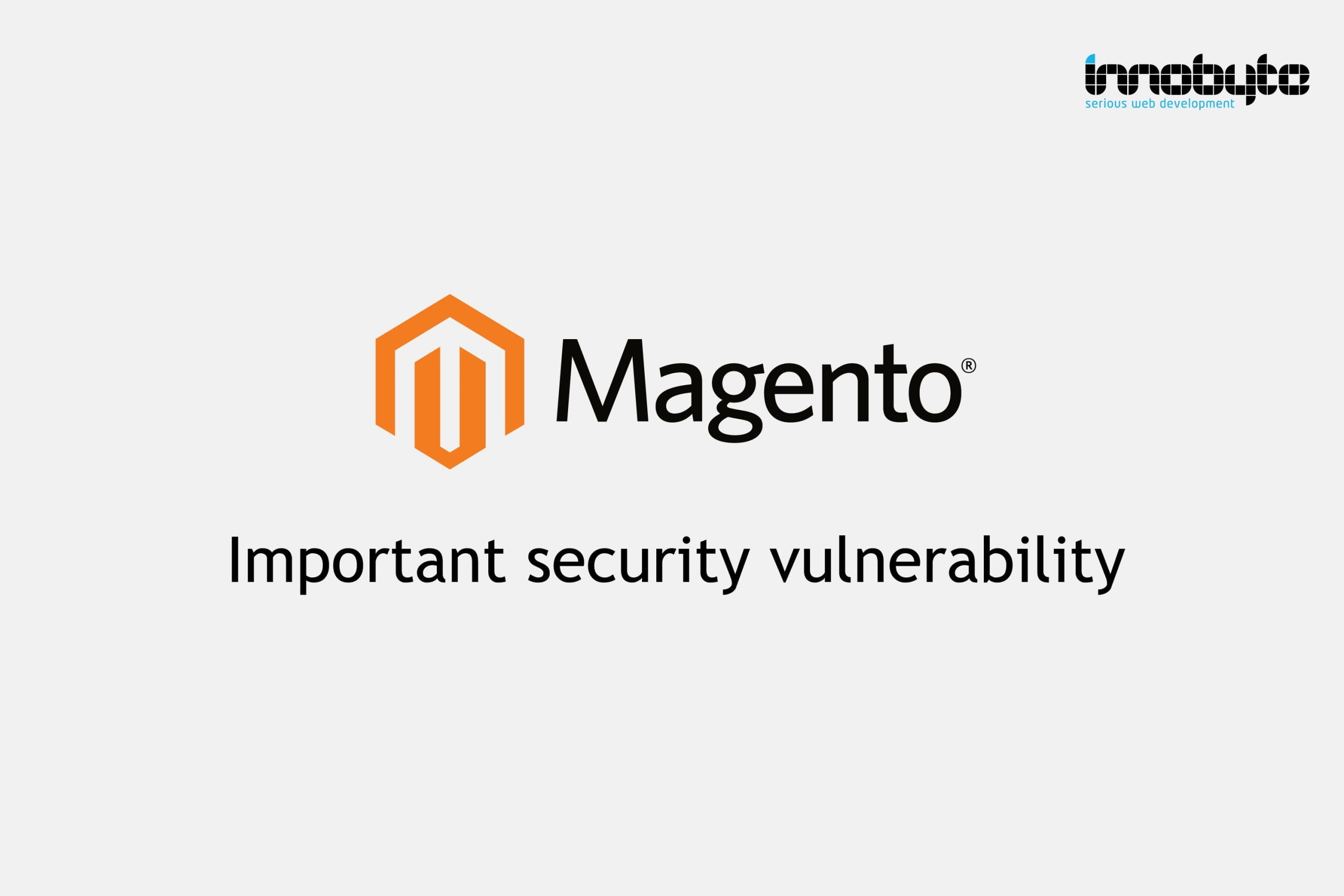 [Reminder & Advice] Important security vulnerability - INNOBYTE