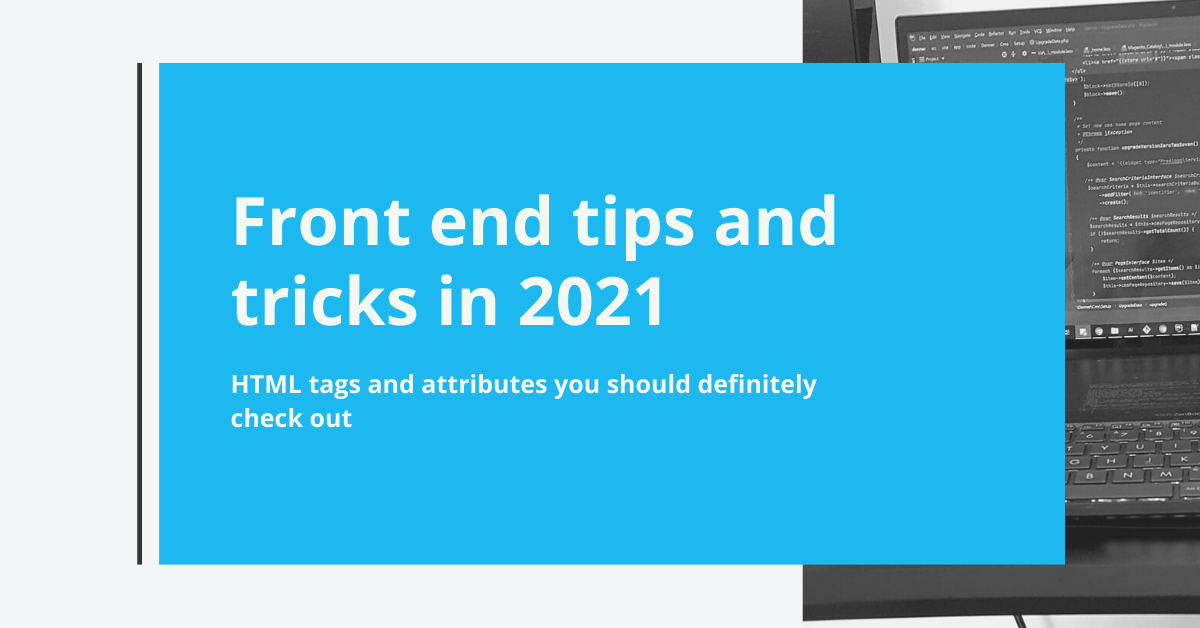 Back To The Basics Front End Tips And Tricks In 2021 I Innobyte 